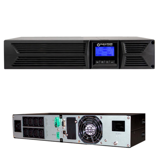 UPS PLUG&POWER 3KVA 2U LCD USB – COMPUTER CORPORACION